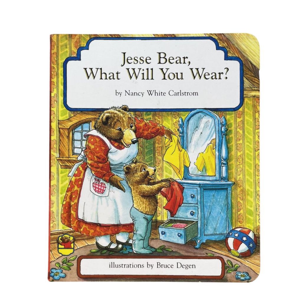 Jesse Bear, What Will You Wear? (board book) - with slight dents on ...