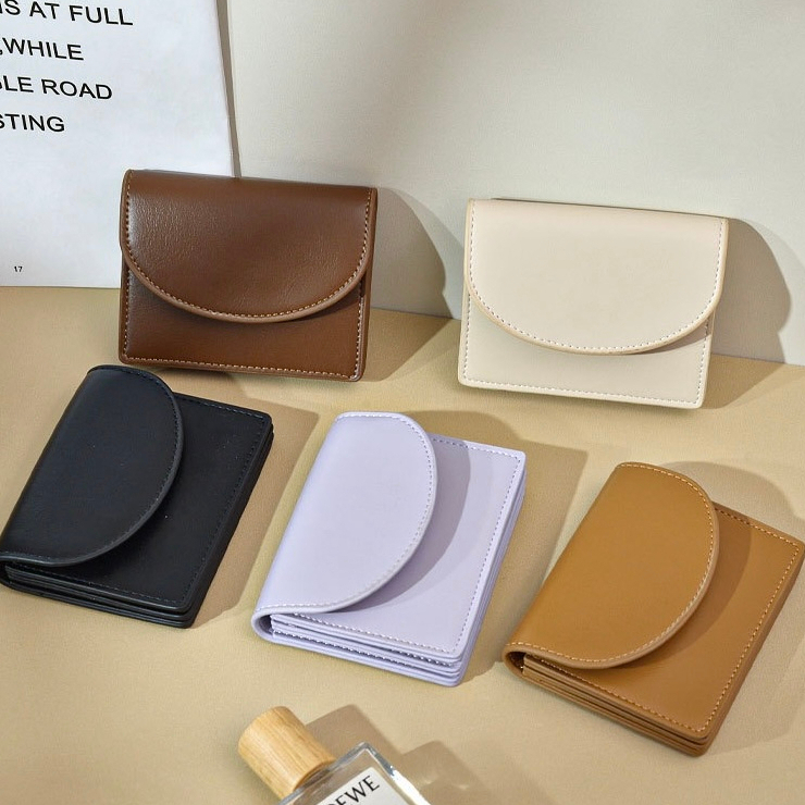 Korean Women Wallets Female Large Capacity Genuine Leather Coin Purse ...
