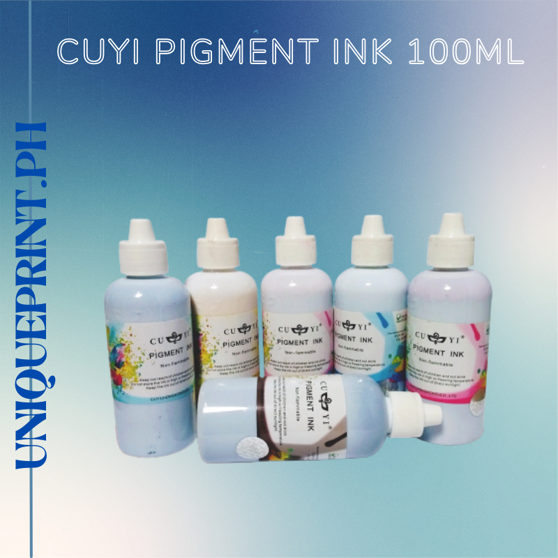 CUYI Pigment Ink 100ML (6 Colors)) || Cyan, Magenta, Yellow, Black ...