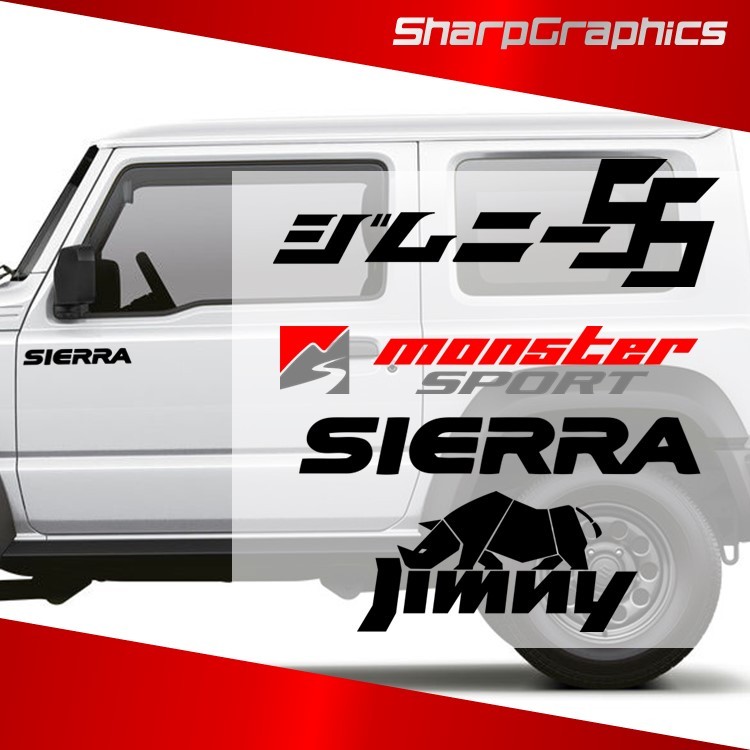 Suzuki JIMNY Rhino Sierra Monster Sport Sticker Decal | Shopee Philippines