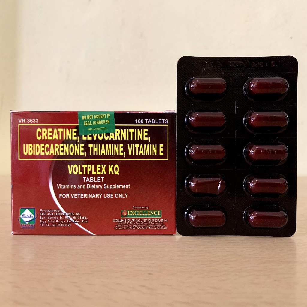 VOLTPLEX KQ 10 tablets for Gamefowls | Shopee Philippines