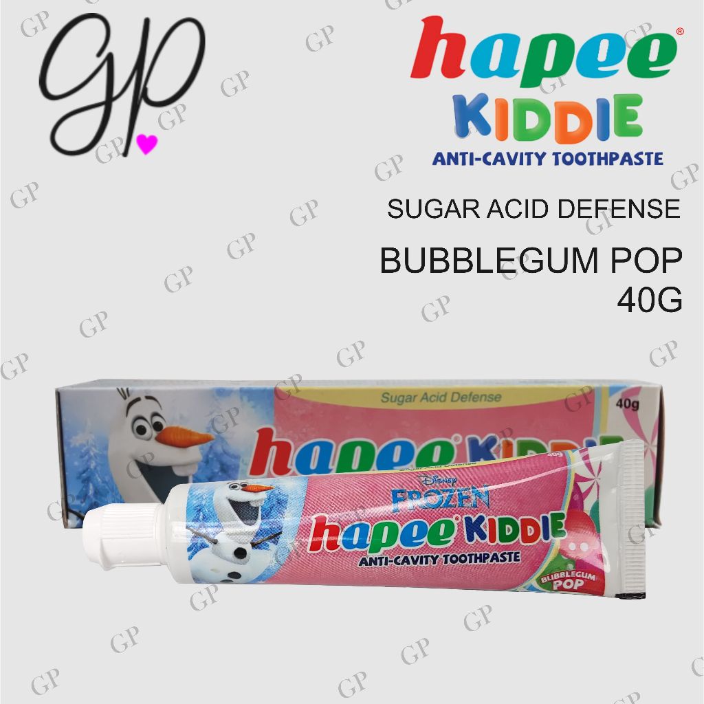 Hapee kiddie anti-cavity toothpaste bubblegum Pop 40g - GP Health ...
