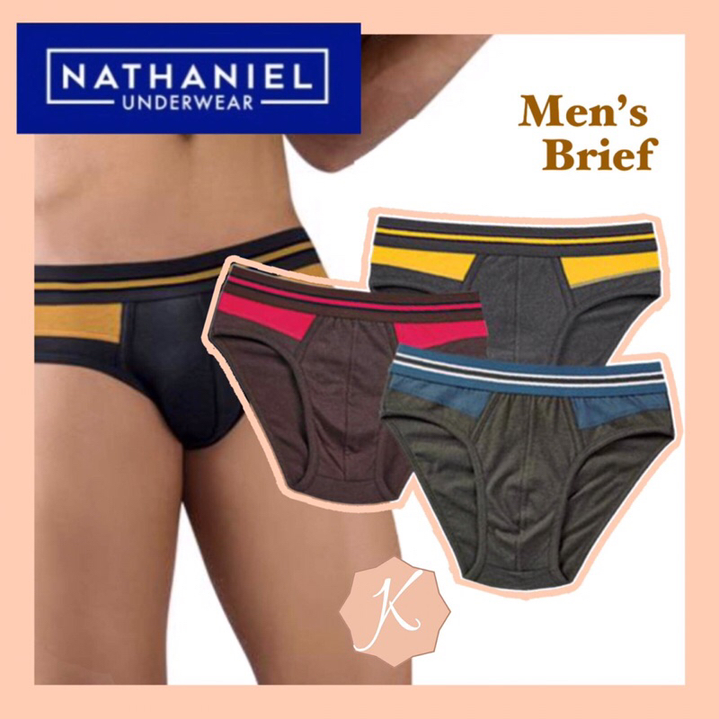 NATHANIEL MEN’S BRIEF UNDERWEAR NATASHA 5in1 & 3pcs in 1 PACK | Shopee Philippines