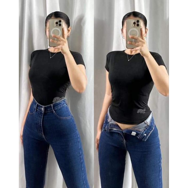 Basic Full Length Double Lining Top fit Small to Medium | Shopee ...