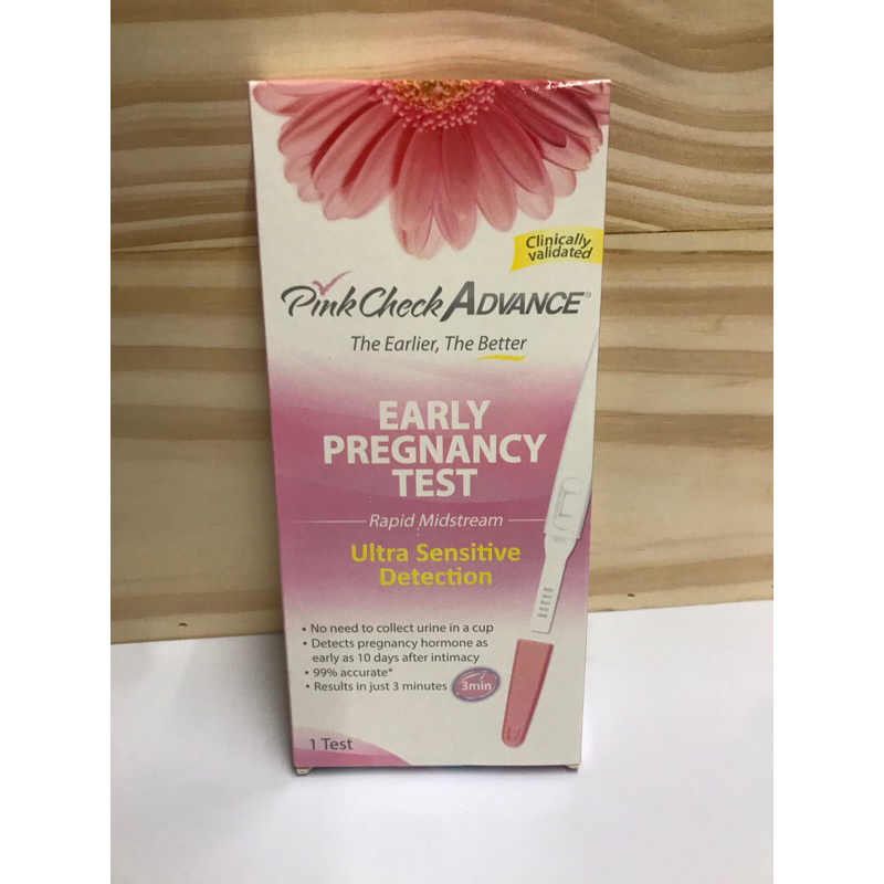 PINK CHECK Early Pregnancy Test Kit 1Test | Shopee Philippines