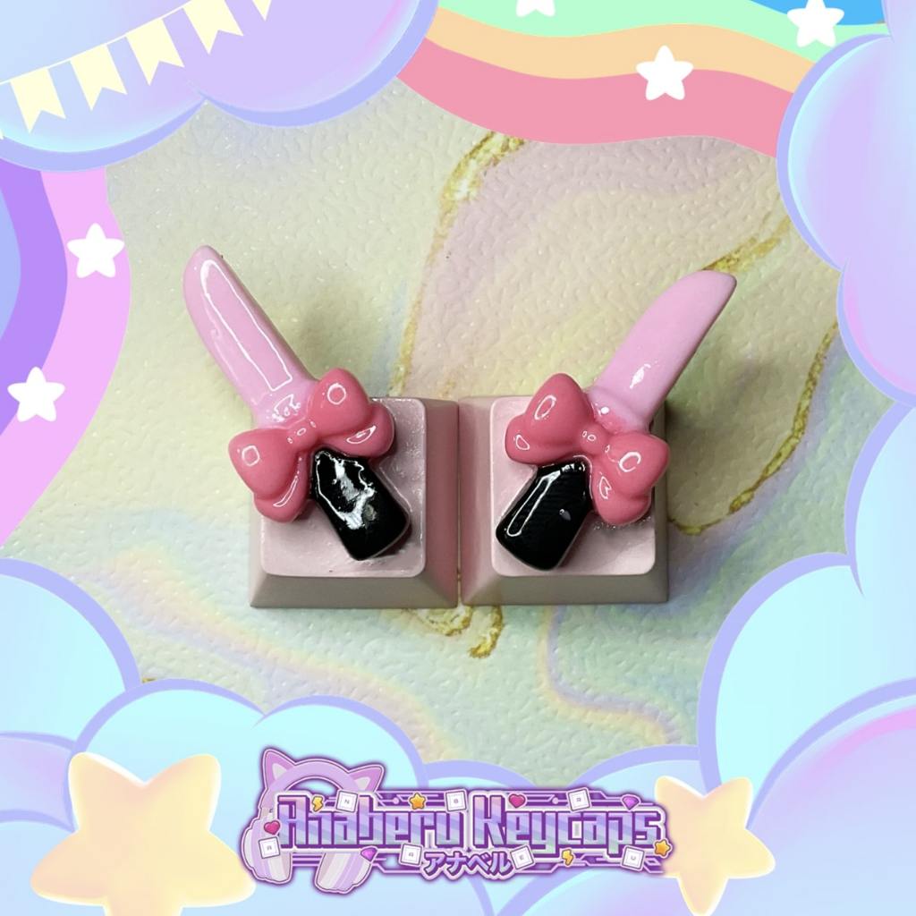 Sanrio Kuromi Pink Keycaps | Shopee Philippines