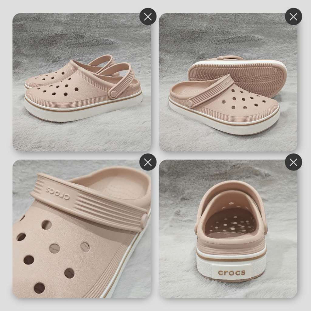 crocs simple casual men's women's sandals, slippers, full rubber for ...