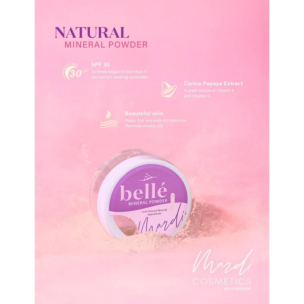 BEAUTeDERM Belle Mineral Powder | Shopee Philippines