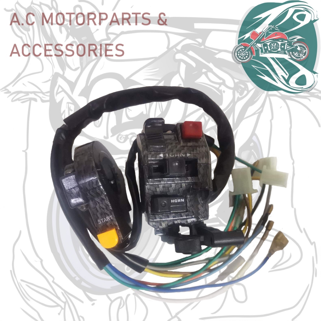 Handle Switch With Hazard Light Switch For XRM Left+Right 1pair ...