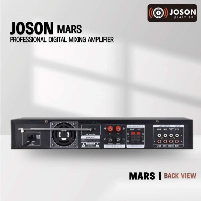 Joson Mars Power Amplifier FM/USB/BT | Shopee Philippines