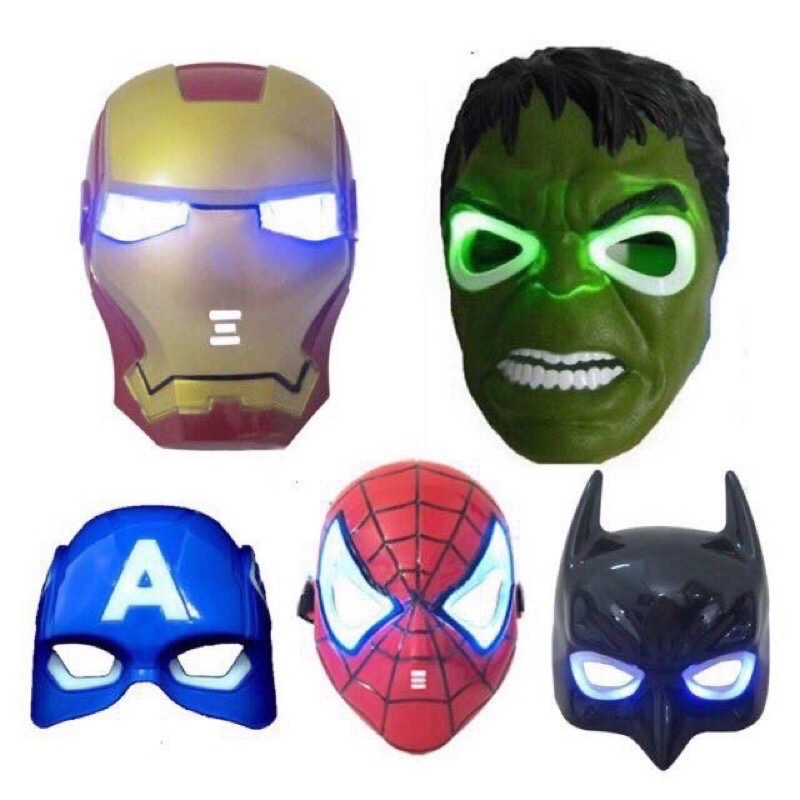 Superhero Avengers Mask with Light and Sounds | Shopee Philippines