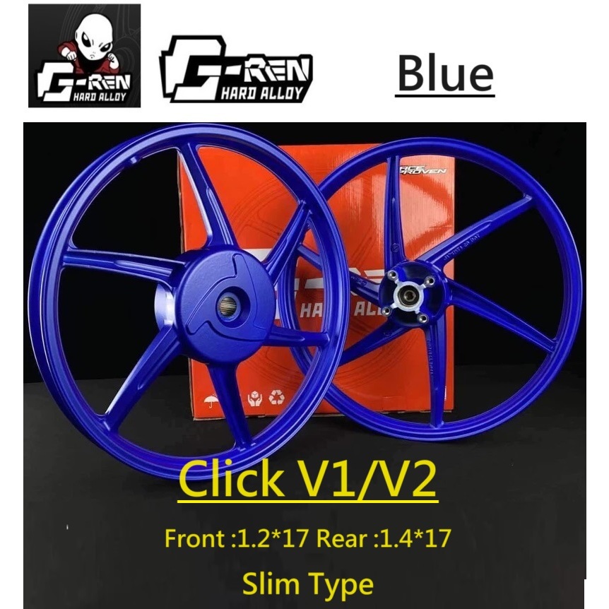 (Made In Thailand) G-Ren Mags GR6 For Click V1/V2 Slim Type By 17 ...