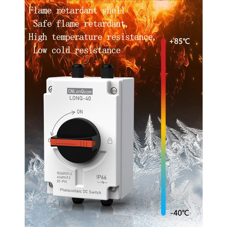 PV Photovoltaic dc switch 1200V 32A Outdoor waterproof IP66 DC Electrica Isolator Solar Switch ...