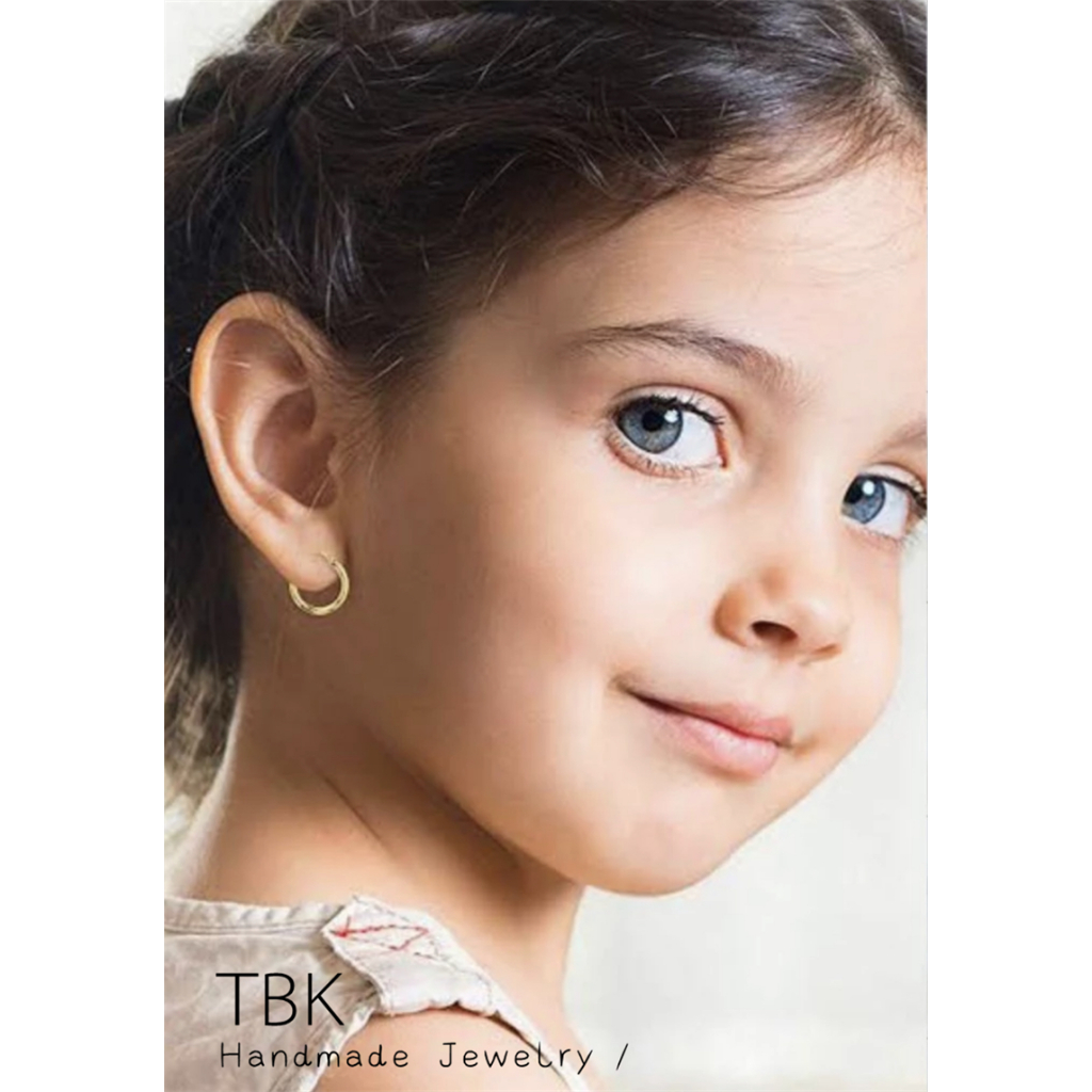 TBK Mini Hoops Earring For Baby Or Kids Fashion Accessories Earrings ...