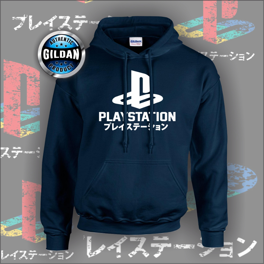 GILDAN Brand PLAYSTATION PS4 Gamer HOODIE Jacket PLAYSTATION Gaming ...