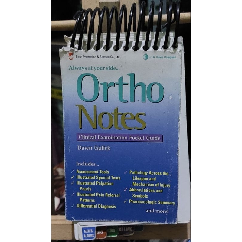 Ortho Notes Clinical Examination Pocket Guide | Shopee Philippines