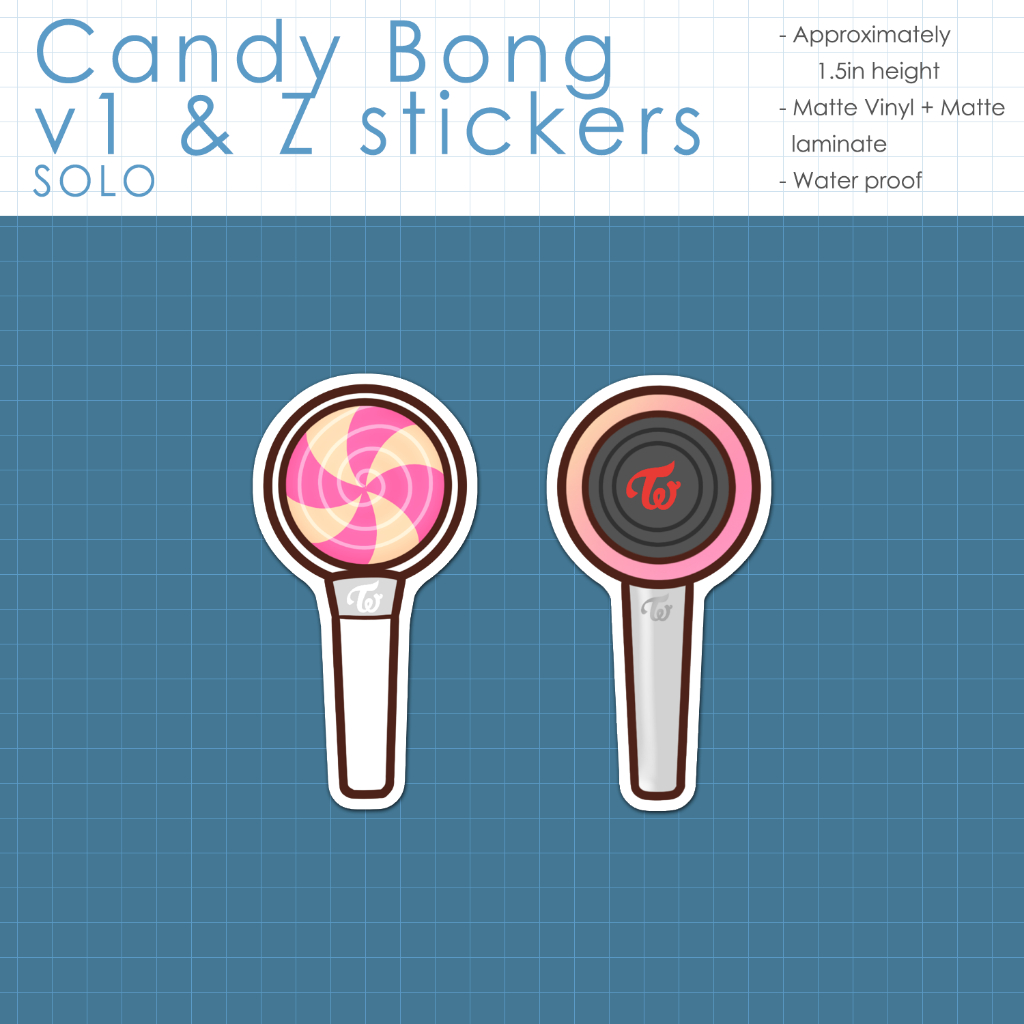 (4pcs) Candy bong die cut stickers set | Shopee Philippines