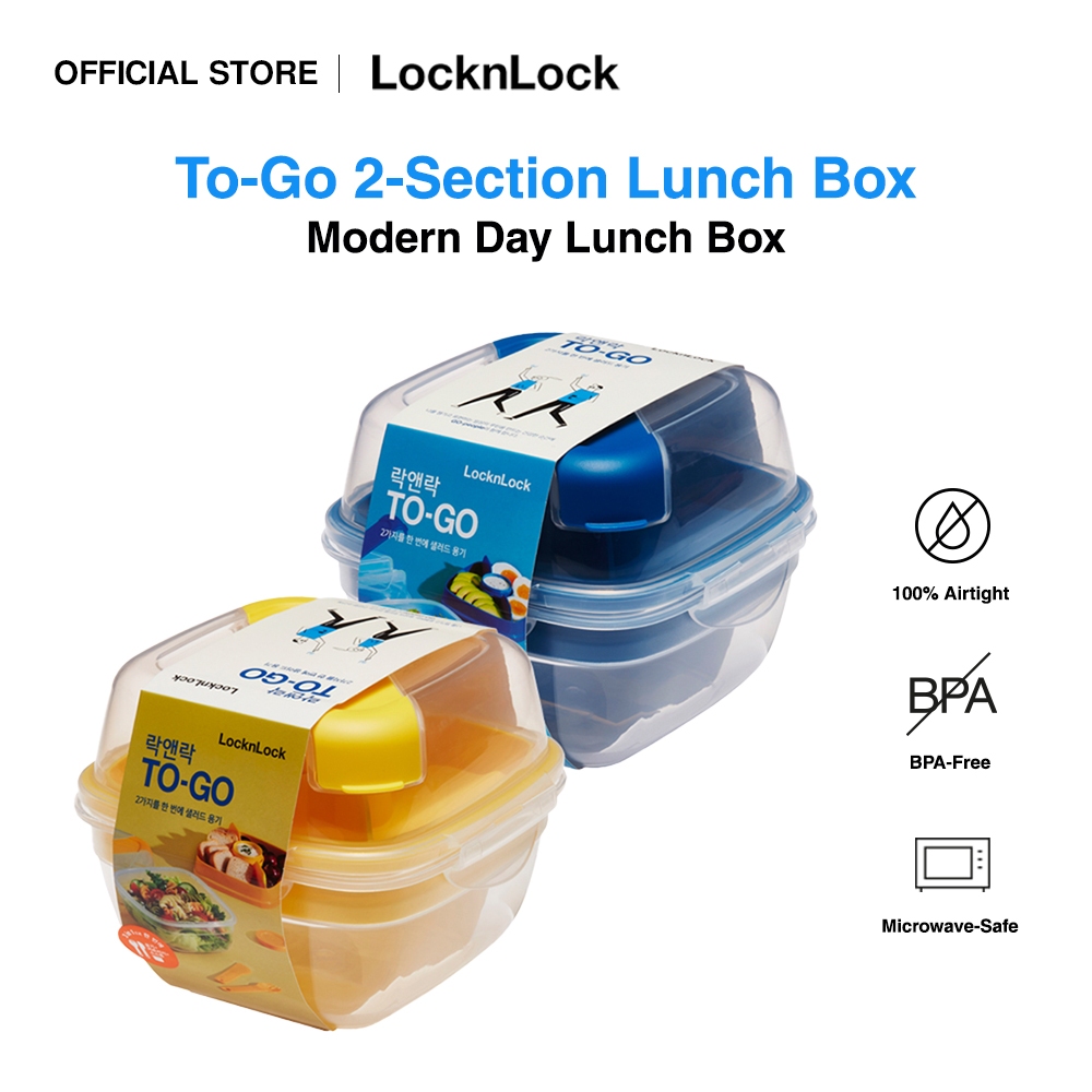 LocknLock To-Go Modern Airtight Lunch Boxes | | Bento Box for Kids and ...