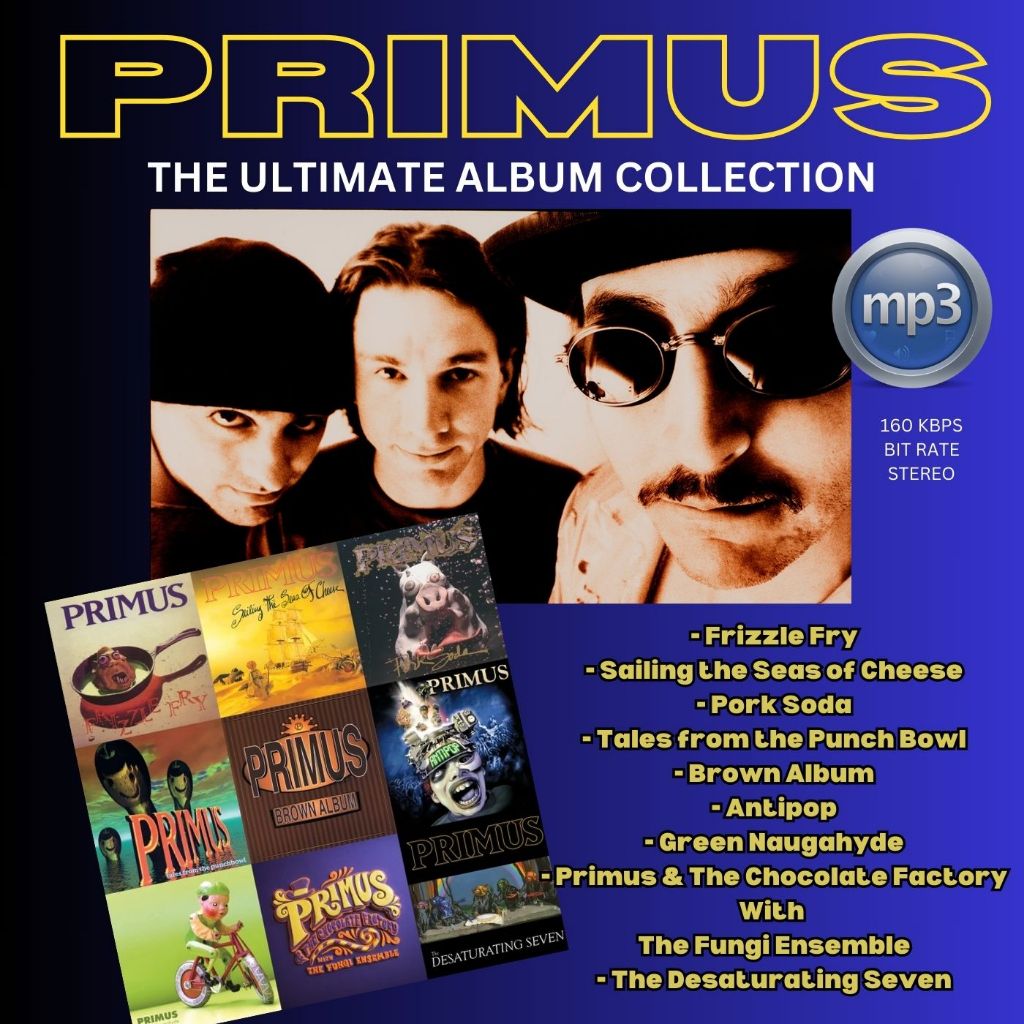 PRIMUS MP3 music CD for PCCDROM and compatibles | Shopee Philippines