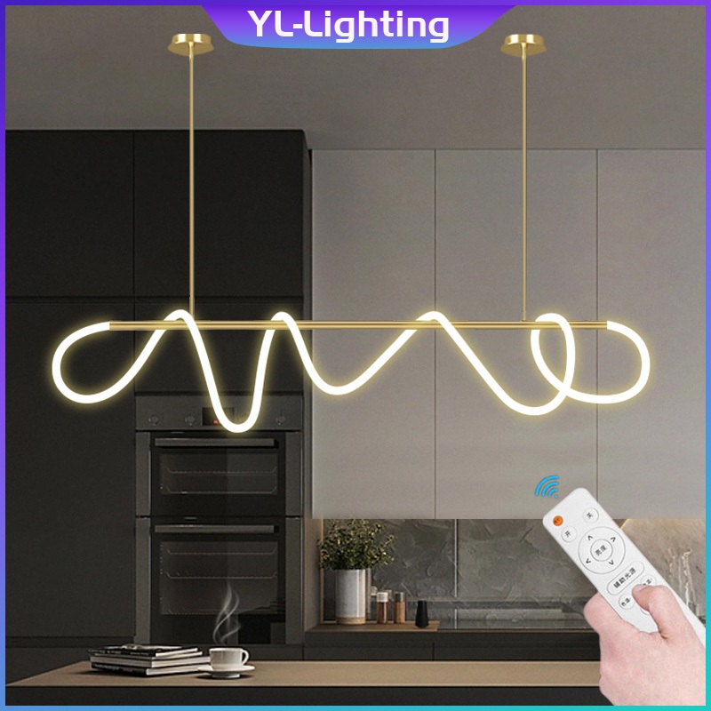 Nordic restaurant chandelier long bar table lamp shop decoration ...