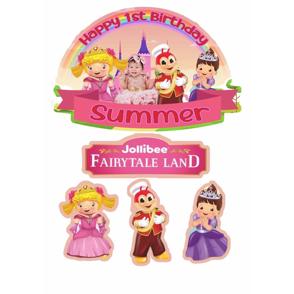 Customized JOLLIBEE Cake topper | Shopee Philippines