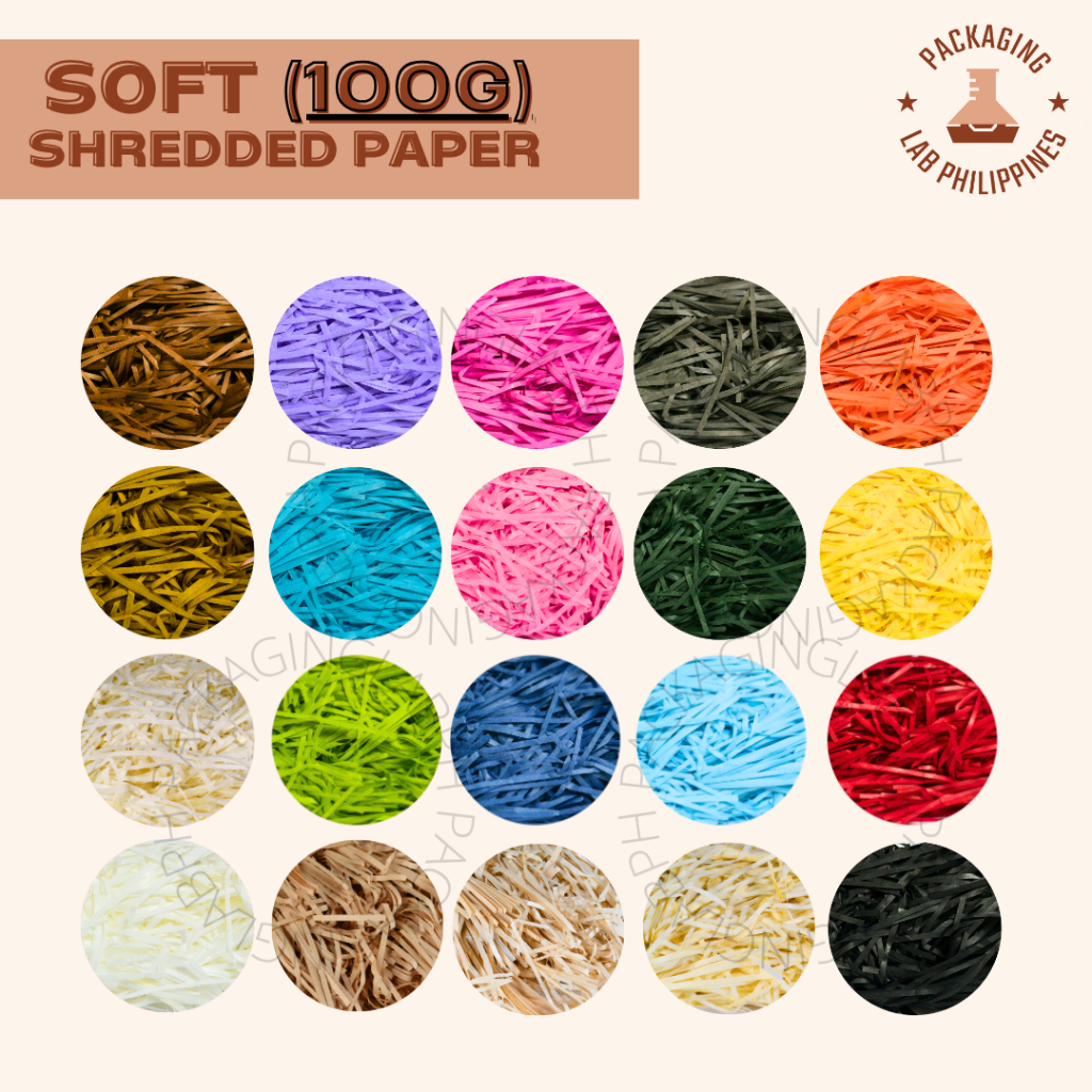100g Soft Shredded Paper Paper Fillers for Gift Boxes | Shopee Philippines