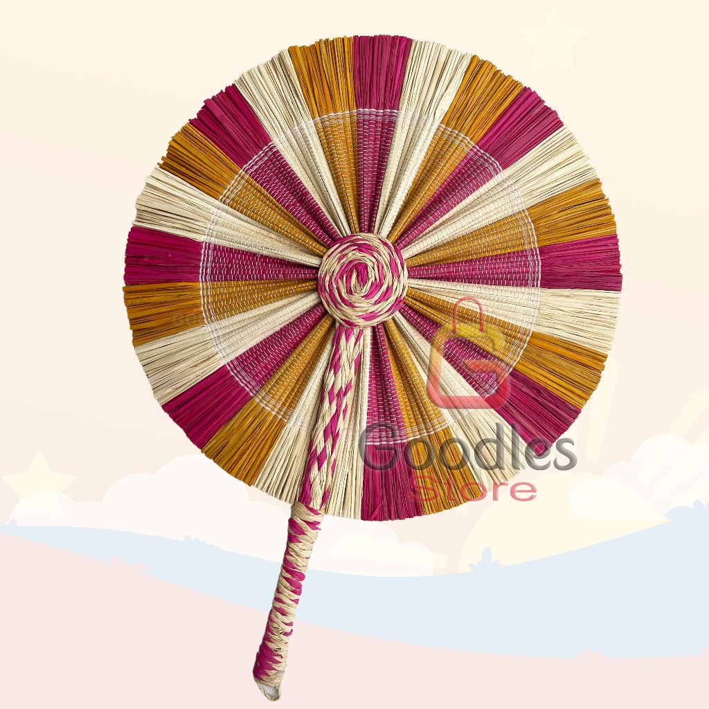 Raffia Fan Souvenir & Giveaways Philippine Native Abanico Pamaypay ...