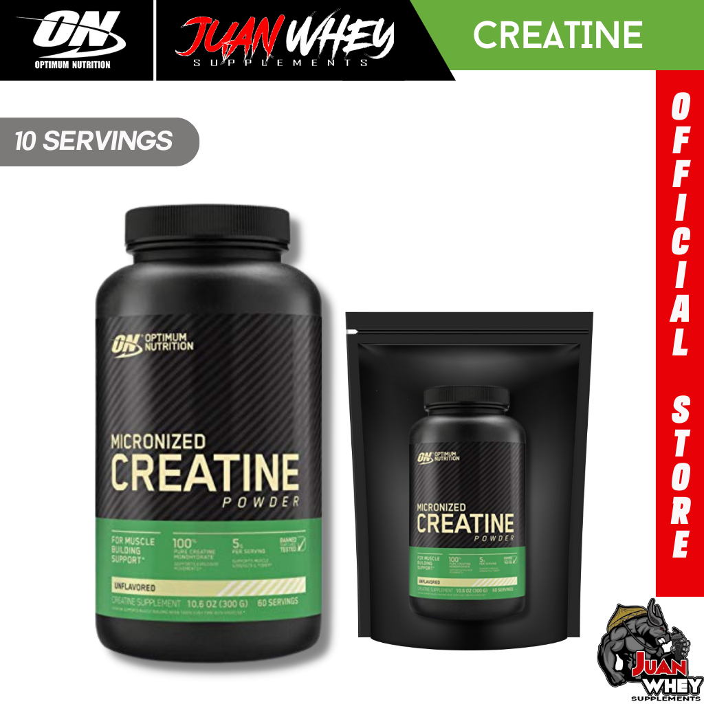 OPTIMUM NUTRITION MICRONIZED CREATINE POWDER (10/20/30 SERVINGS ...