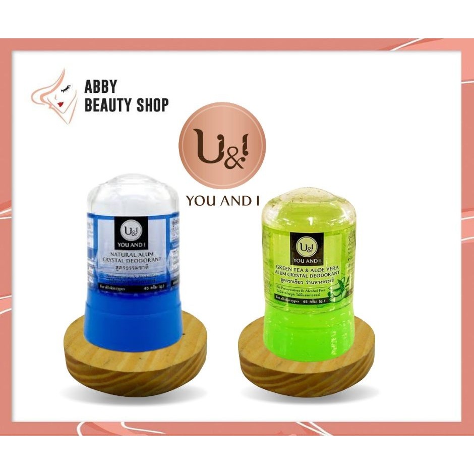 Tawas Deodorant Crystal Whitening Stick By U&I Lightens No Body Odor ...