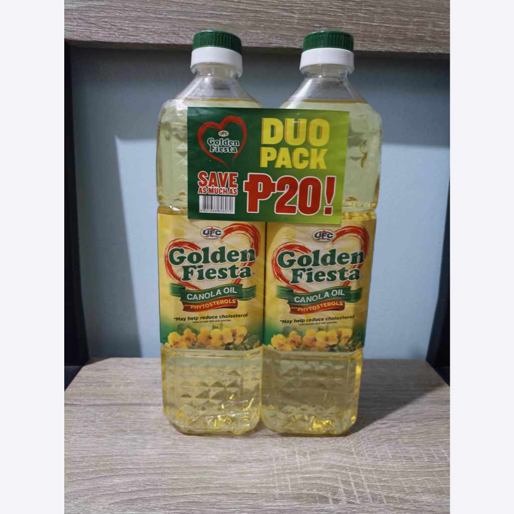 UFC Golden Fiesta Canola Oil Fry Healthy Pack 2Liters | Shopee Philippines