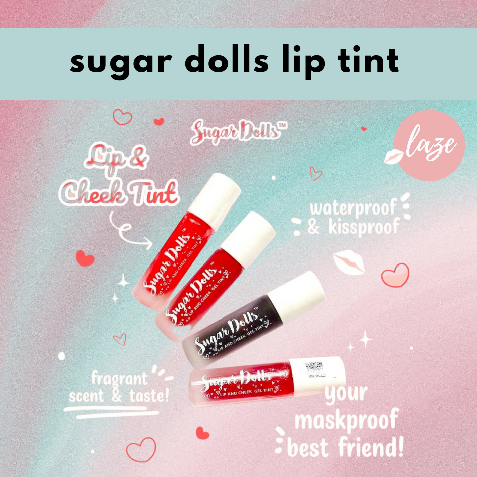 SUGAR DOLLS Lip and Cheek Gel Tint lip stain long lasting waterproof | Shopee Philippines