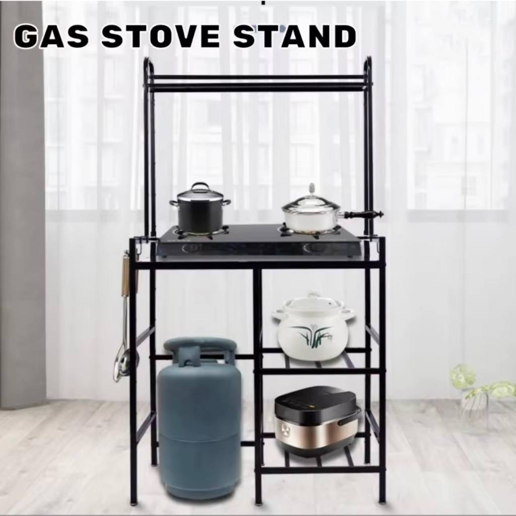 GAS STOVE STAND HEAVY DUTY KITCHEN RACK (WITH & W/O CONDIMENTS ...