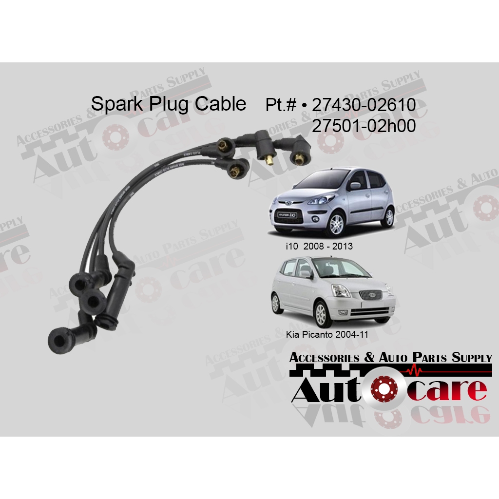 Spark Plug Cable 27501-02h00 27430-02610 High Tension Wire for Hyundai ...