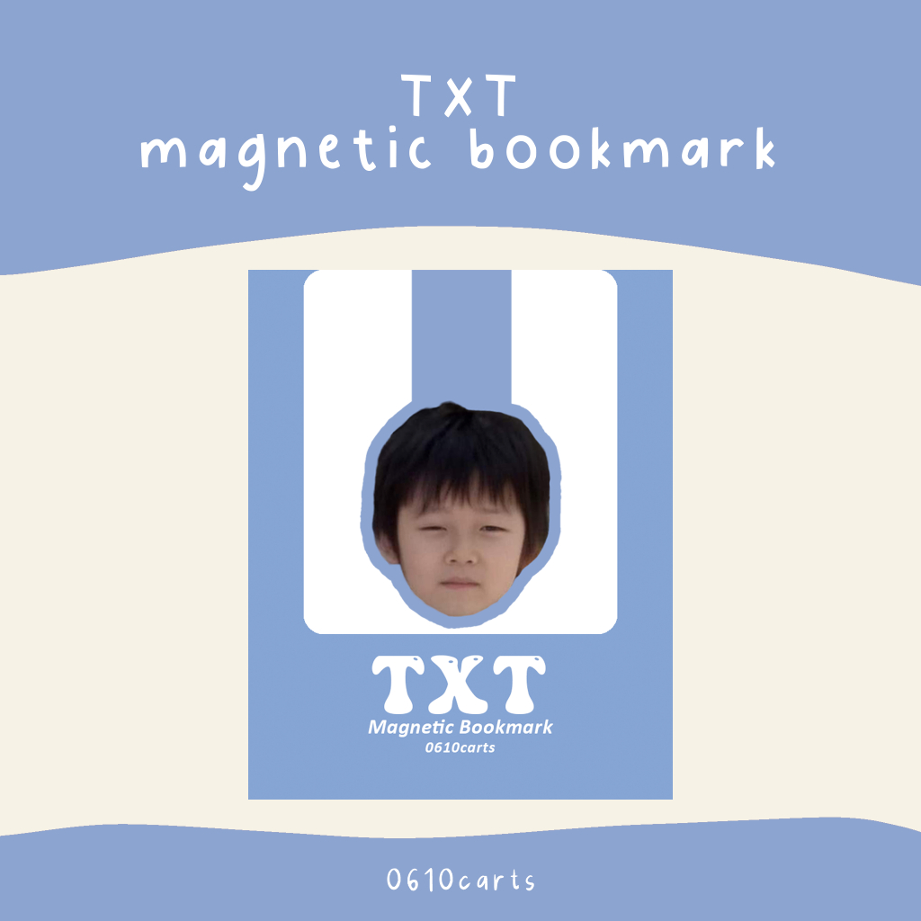 txt magnetic bookmarks | fanmade merch | 0601carts | Shopee Philippines