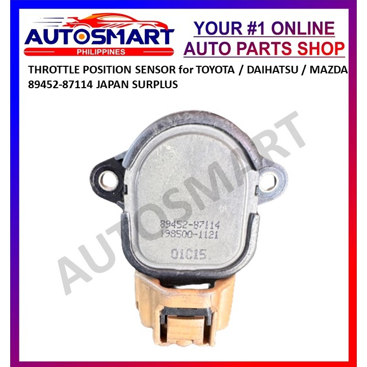 THROTTLE POSITION SENSOR (TPS) FOR TOYOTA 89452-87114 198500-1121 ...