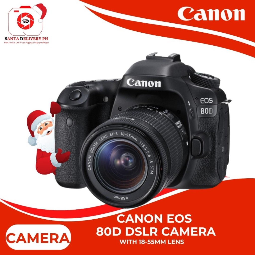 Canon EOS 80D Digital SLR Camera with 18-55mm IS STM Lens | Shopee Philippines