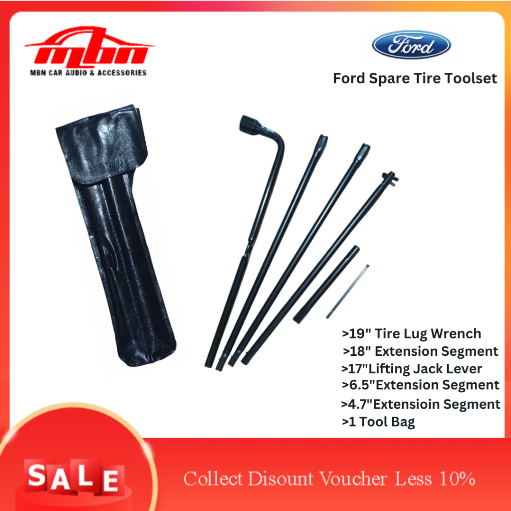 Spare Tire Emergency Repair Tool Kit, Ford Everest, Ranger Raptor Spare ...