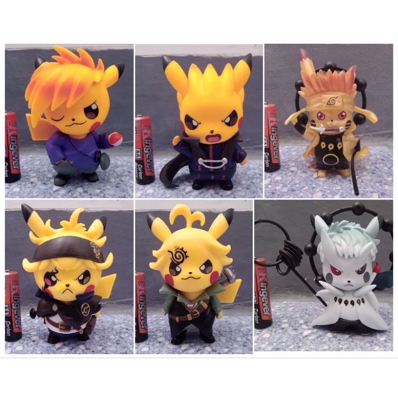 Pokemon Anime Pikachu Cosplay Chibi Action Figure Toys (KO/BL) | Shopee ...