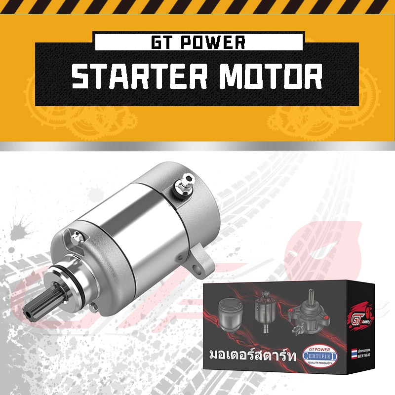 GT POWER STARTER MOTOR WAVE125 / XRM125（9T CCW）MADE IN THAILAND ...