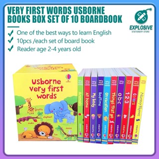 COD Usborne very first words usborne books box set of 10 boardbook brandnew for 2-4 years ...
