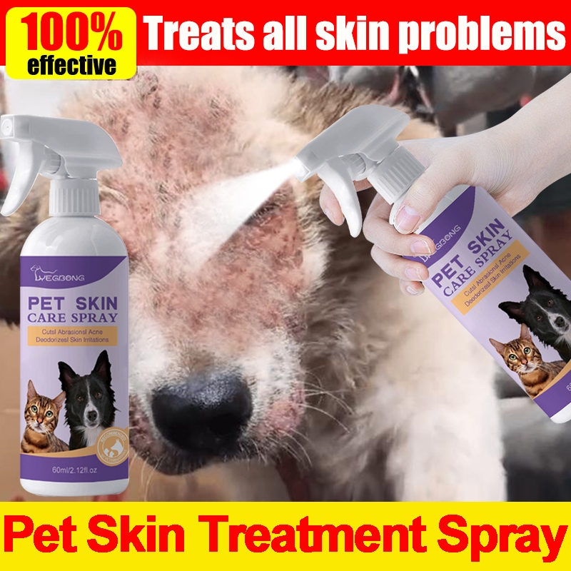 Pet Skin Treatment Spray Cat Anti Fungal Spray Dog Skin Disease ...