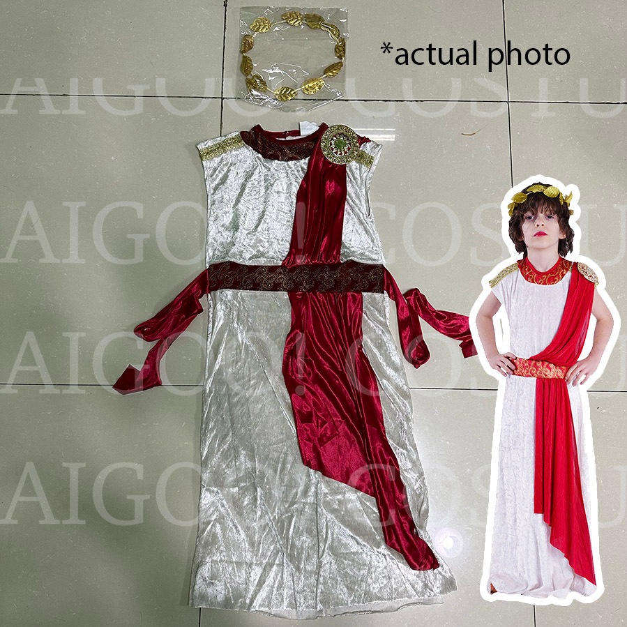 Roman Boy Costume for Boys United Nations Augustus Caesar Cosplay for ...