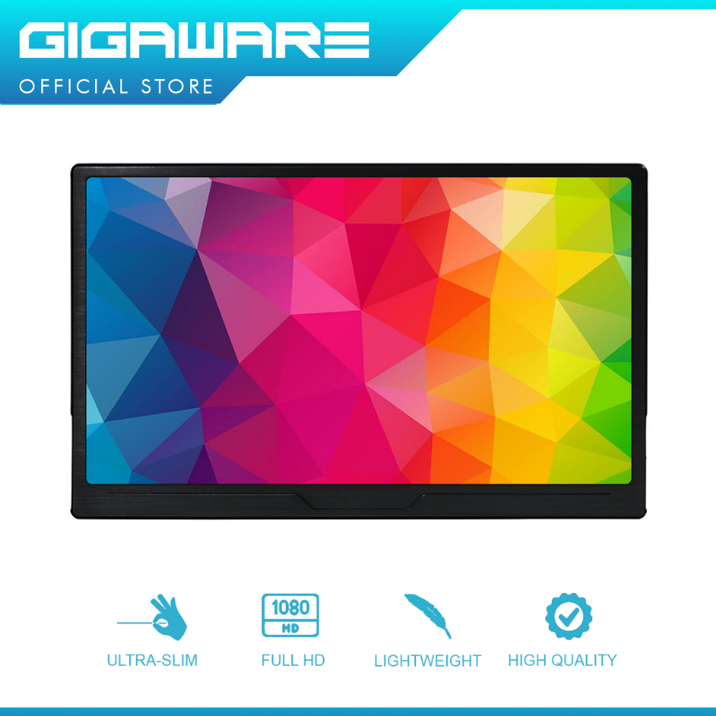 Gigaware Portable Display Monitor Ips15.6 Ips13.3 Inch Notebook ...