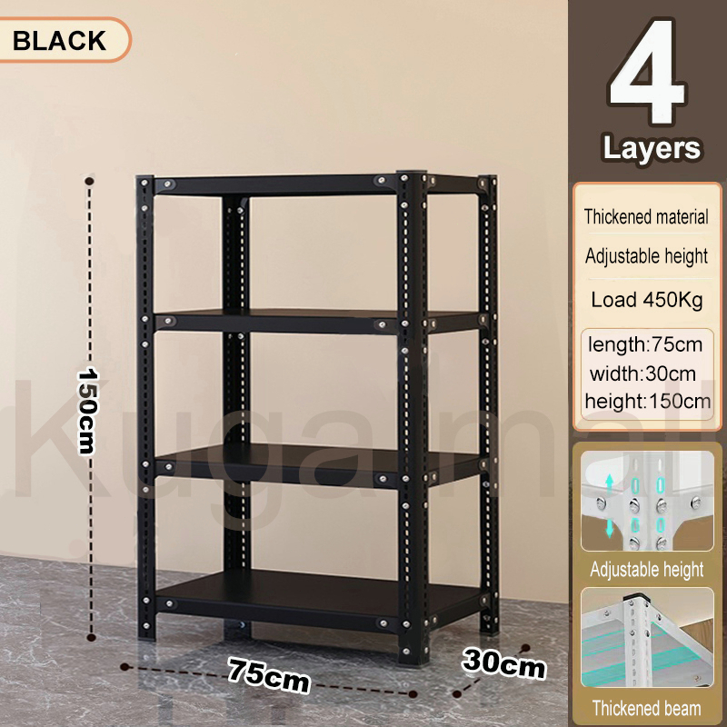 【Boltless】Steel Rack Shelves Heavy Duty Boltless Grocery Rack Display ...