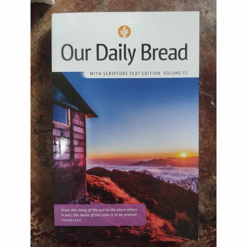 Our Daily Bread (ODB) With Scripture Text Edition, Vol. 33 | Shopee ...