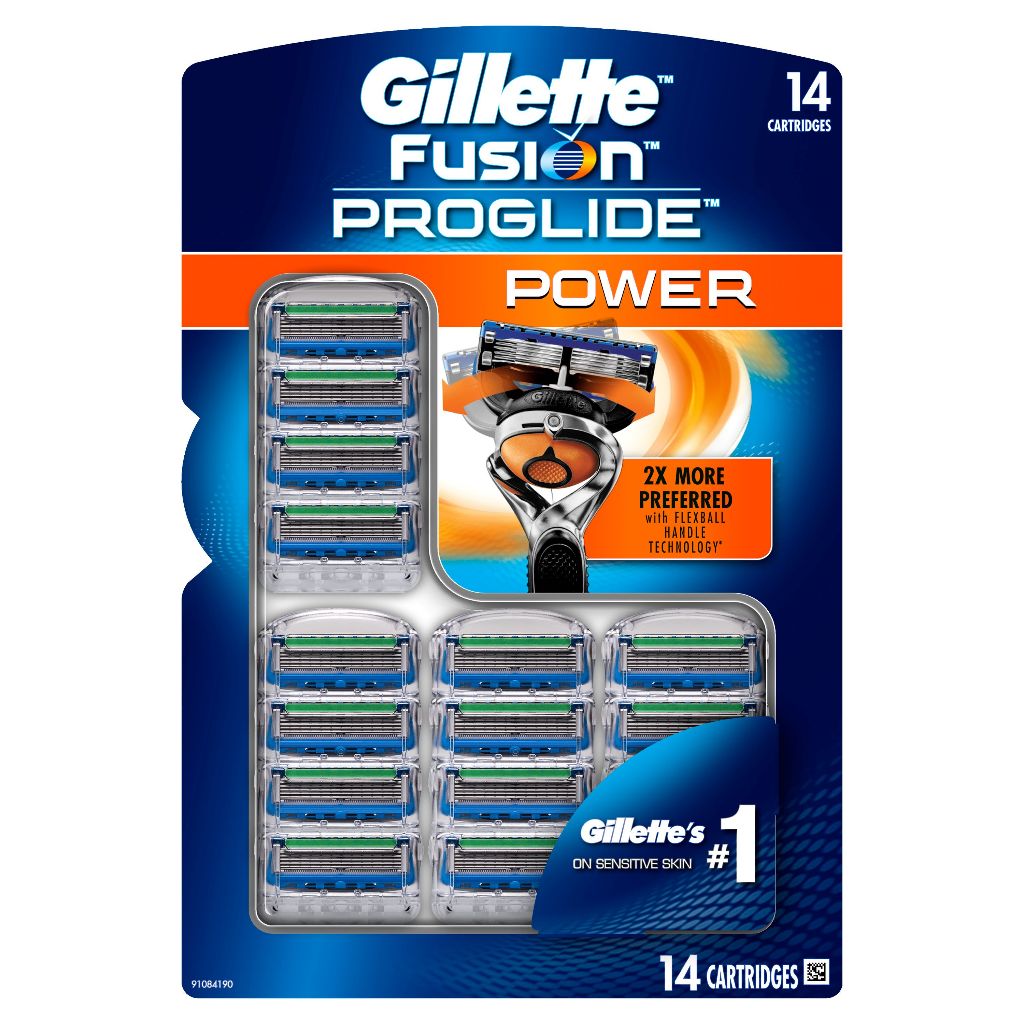 Gillette Fusion ProGlide Power Cartridge 14s | Shopee Philippines