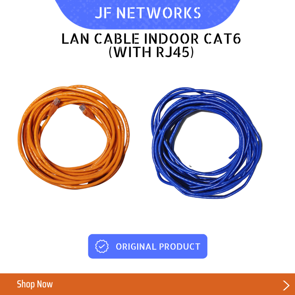 LAN Cable Indoor CAT6 3M 5M 10M 15M 20M | Shopee Philippines