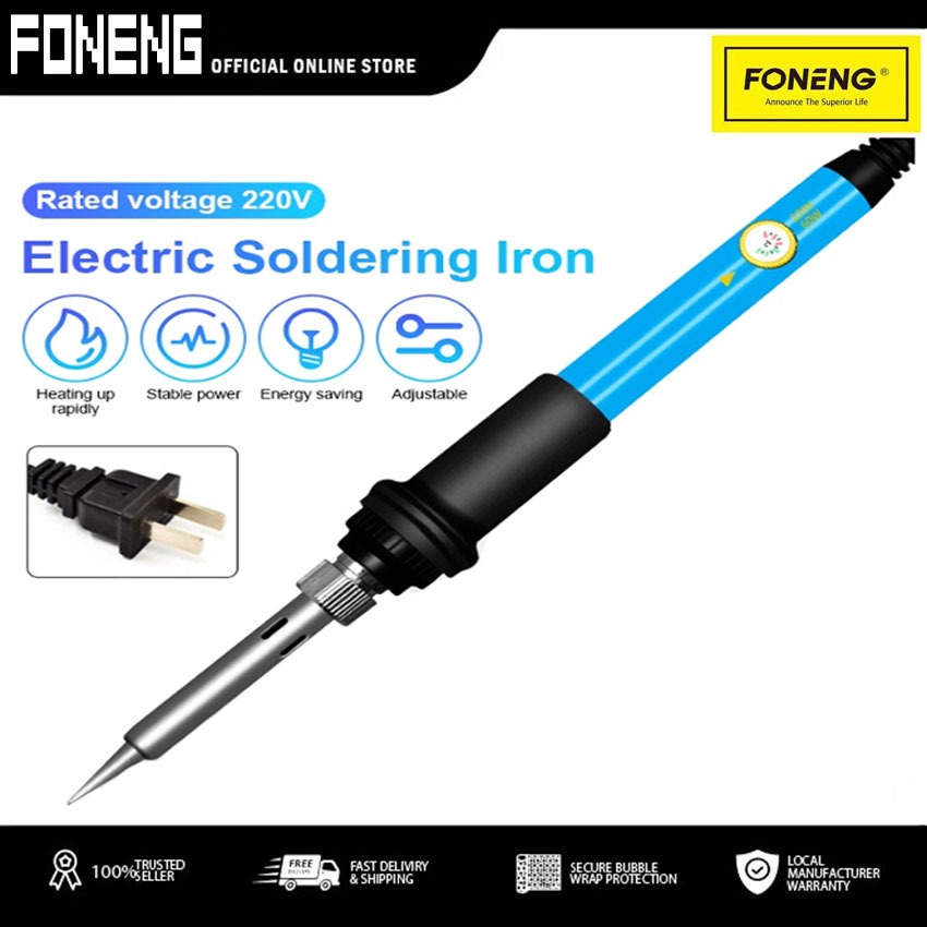 220V 60W Electric Welding Soldering Iron Temperature Adjustable PH Plug ...