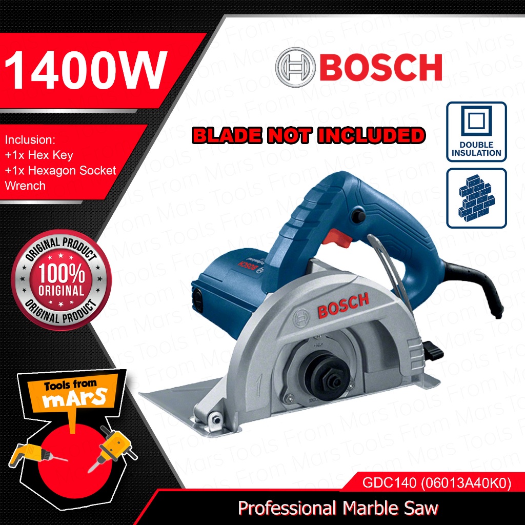 Bosch Professional Marble Cutting Cut Saw 1400W GDC 140 06013A40K0 TFM ...