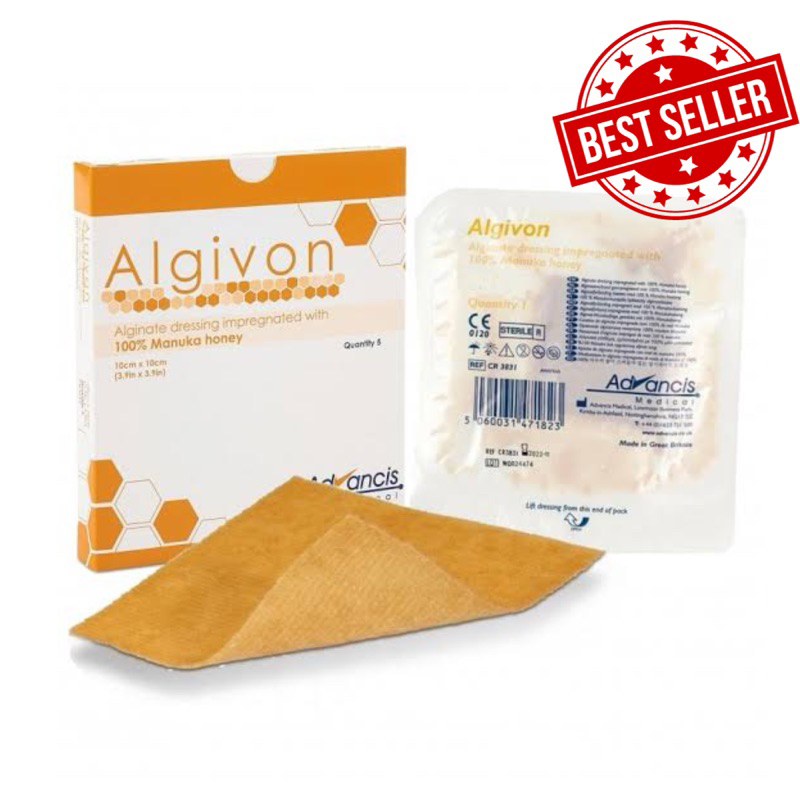 Algivon Alginate Dressing Impregnated with 100% Manuka Honey sold per ...